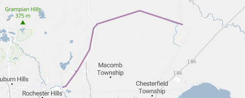 Macomb Orchard Trail Mountain Biking Trail - Columbus