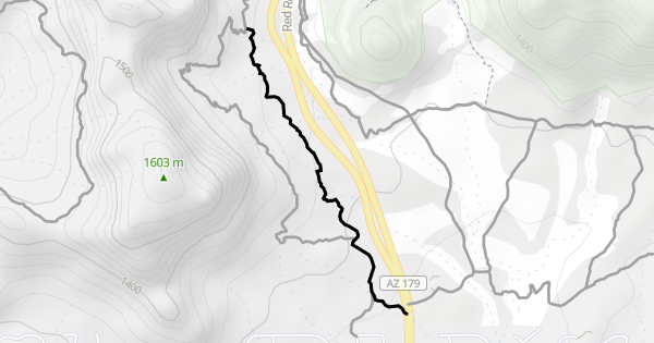 Slim Shady (South) Mountain Biking Trail - Sedona, AZ