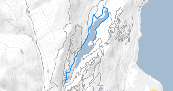Lake Loop Mountain Biking Trail - West Kelowna, BC