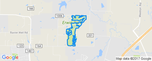 Erwin Park Mountain Biking Trail - McKinney, Texas