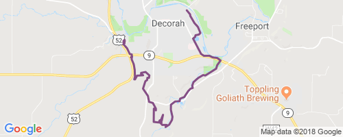 Trout Run Loop Mountain Biking Trail - Decorah, IA