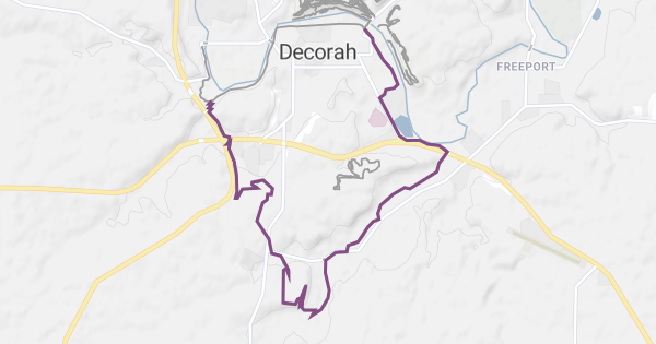 Trout Run Loop Mountain Biking Trail - Decorah, IA