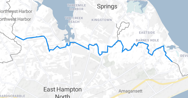 Paumanok Path (Fosters to Cross Hwy) Multi Trail - East Hampton, NY