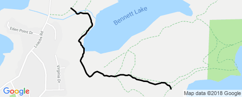 Bennett Lake Mountain Biking Trail - Sudbury, Ontario