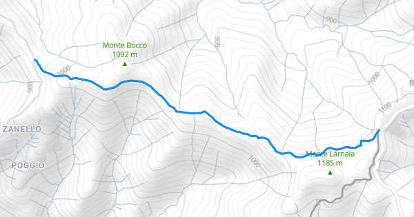 Alta via Barbagelata - Portello Mountain Biking Trail