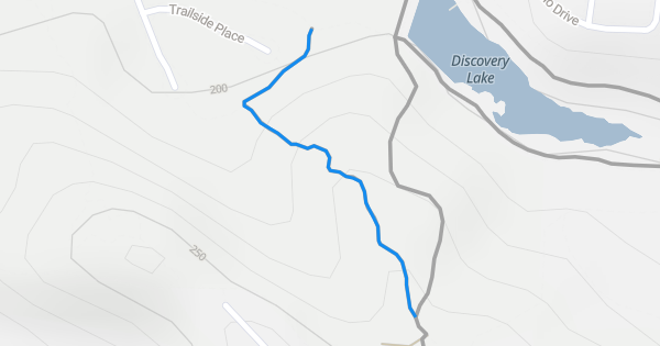 Double Peak Lower Single Track Mountain Biking Trail - CA