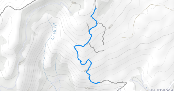 Endu col des 1000 Mountain Biking Trail - Isere