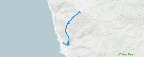 Prewitt Ridge Trail (DH section) Mountain Biking Trail - Plaskett