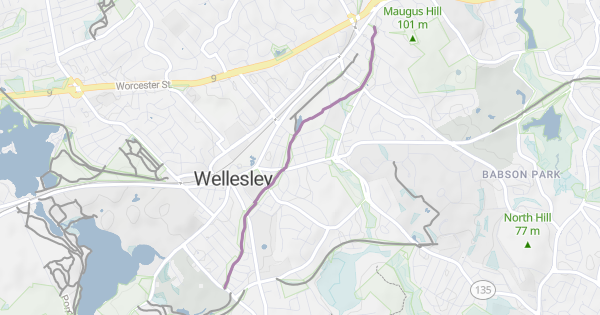 Fuller Brook Trail Multi Trail - Needham, Massachusetts