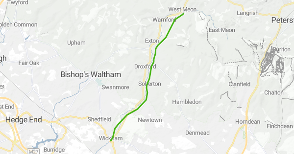Old Meon Valley Railway Line Mountain Biking Trail - Southampton