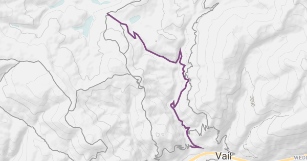 Red Sandstone Road Mountain Biking Trail - Vail, Colorado