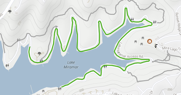 Miramar Lake Singletrack Multi Trail - Poway, California