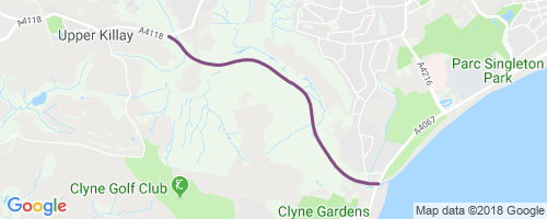 Clyne Cycle Path Mountain Biking Trail - Swansea