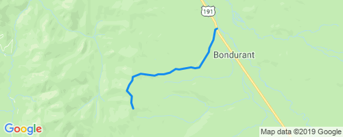 Monument Ridge Mountain Biking Trail - Bondurant, WY