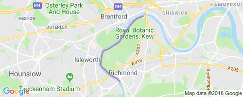 Thames Path Richmond to Kew Bridge Hiking Trail