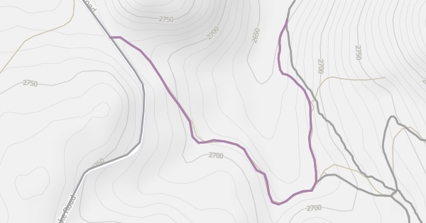 Burnt Gulch Road Mountain Biking Trail - Lander, Wyoming