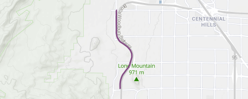 North Summerlin Parkway Mountain Biking Trail - Las Vegas, NV
