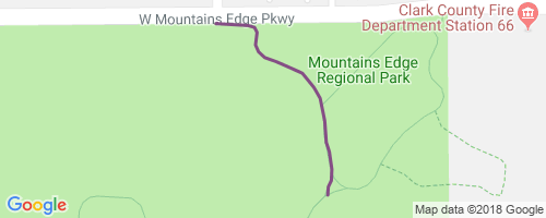 Mountains Edge Mountain Biking Trail - Las Vegas, Nevada