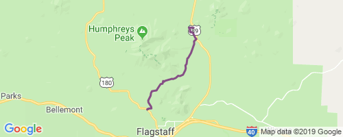 FR 420/Schultz Pass Road Mountain Biking Trail - Flagstaff