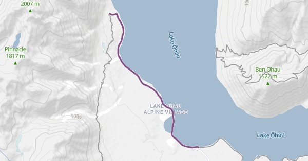 Alps 2 Ocean: Lake Ohau Road to Lake Ohau Lodge Mountain Biking Trail