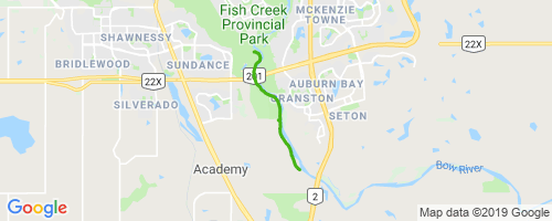 South Calgary Singletrack Mountain Biking Trail - Calgary