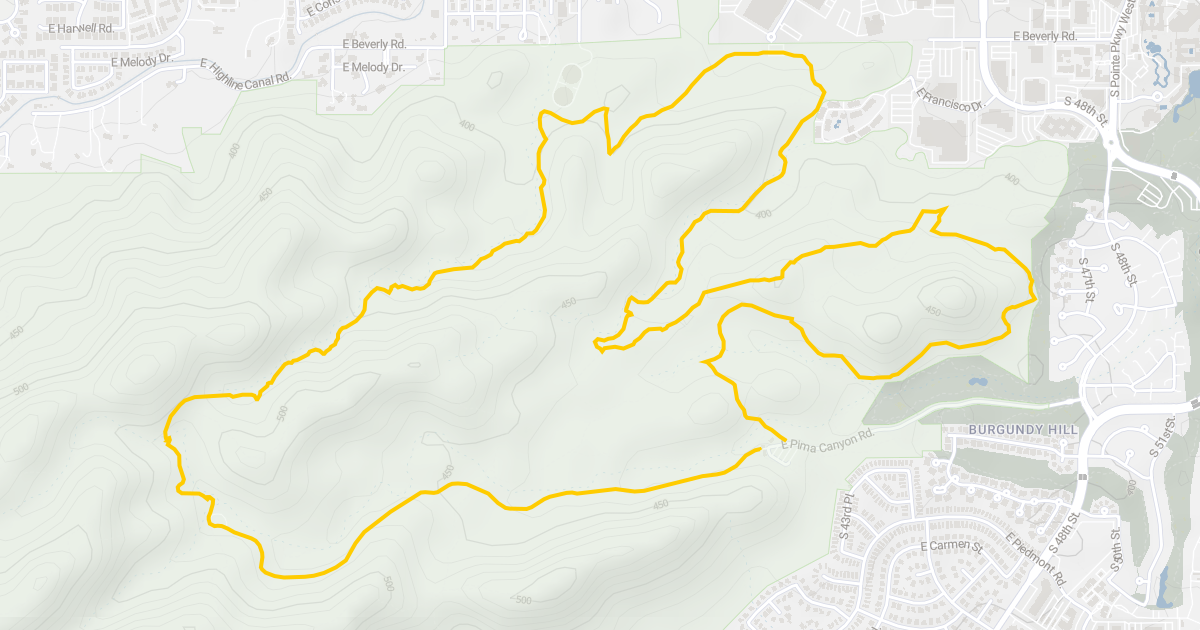 Rideplan: Intermediate- Javelina to Swoop | Trailforks