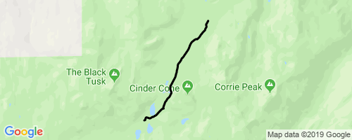 Cinder Cone Flats Trail Hiking Trail - Whistler, BC