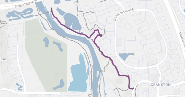 Regional Pathway - Rotary Park to Cranston Mountain Biking Trail - Calgary
