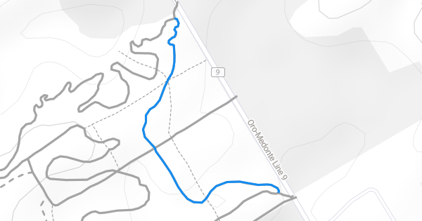 Breedon Tract Red Mountain Biking Trail - Oro-Medonte