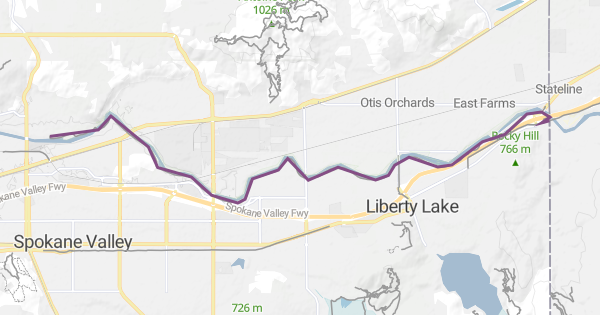 Spokane River Centennial Trail Multi Trail - Spokane, WA