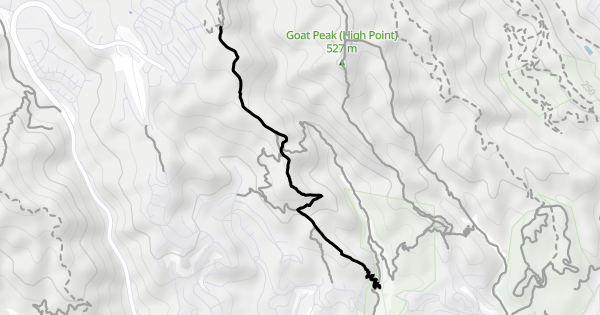 Temescal Canyon Viewpoint Trail Hiking Trail - Santa Monica