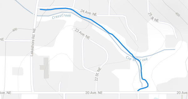 Cress Creek Trail Mountain Biking Trail - Salmon Arm