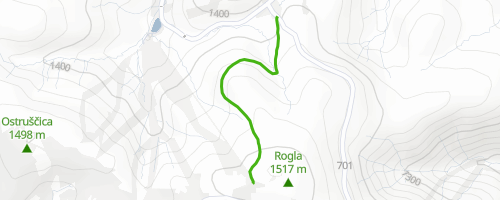 Pesek - Rogla Climb Mountain Biking Trail