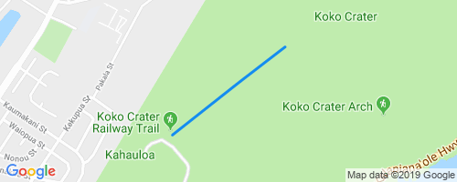 Koko Head Crater Trail Hiking Trail - Honolulu, HI