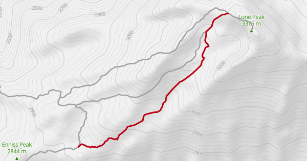 Jacobs Ladder (Lone Peak) Hiking Trail - Alpine, Utah