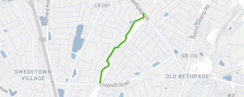 Haypath to Old Bethpage Road Mountain Biking Trail - Plainview