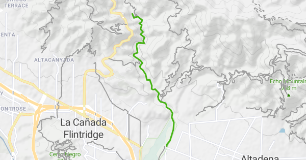 Lower Gabrielino Trail Mountain Biking Trail - Altadena