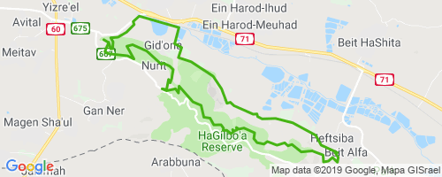 Gilboa Mountain Biking Trail - Jezreel Valley