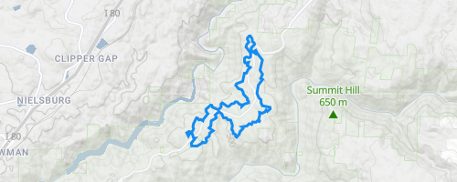 Foresthill Divide Trail Mountain Biking Trail - Auburn
