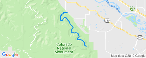 Bench Route Hiking Trail - Grand Junction, Colorado