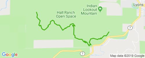 Nighthawk Trail Hiking Trail - Lyons, Colorado