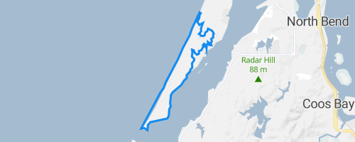 North Spit Mountain Biking Trail - Coos Bay, Oregon