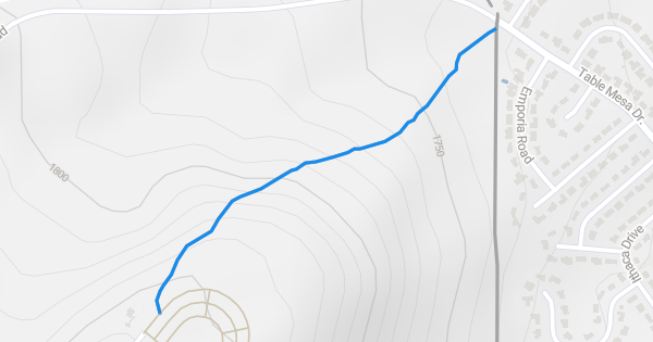 NCAR - Table Mesa Hiking Trail - Boulder, Colorado