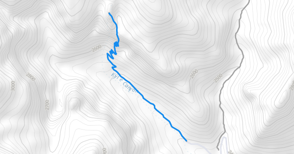 Mary Jane Falls Trail Hiking Trail - Las Vegas, Nevada