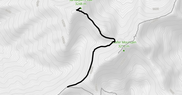 Santaquin Peak Trail Hiking Trail - Payson, Utah