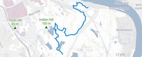 Mattabesett / NET sec CT 1 Hiking Trail - Middletown, CT