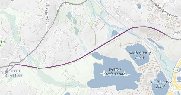 Mass Central Rail Trail - Wayside Multi Trail - Weston, MA