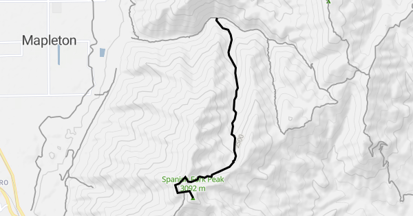 Right Fork Maple Canyon Hiking Trail - Mapleton, UT