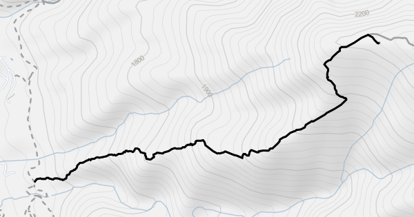 Webb Canyon Holmes Creek Hiking Trail - - Utah