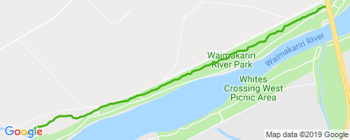 Kaiapoi Island Trail - Forest Route Mountain Biking Trail - Christchurch